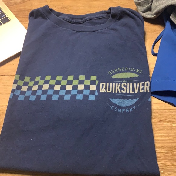 Quiksilver | Shirts | Quicksilver Tshirt Navy Blue | Poshmark